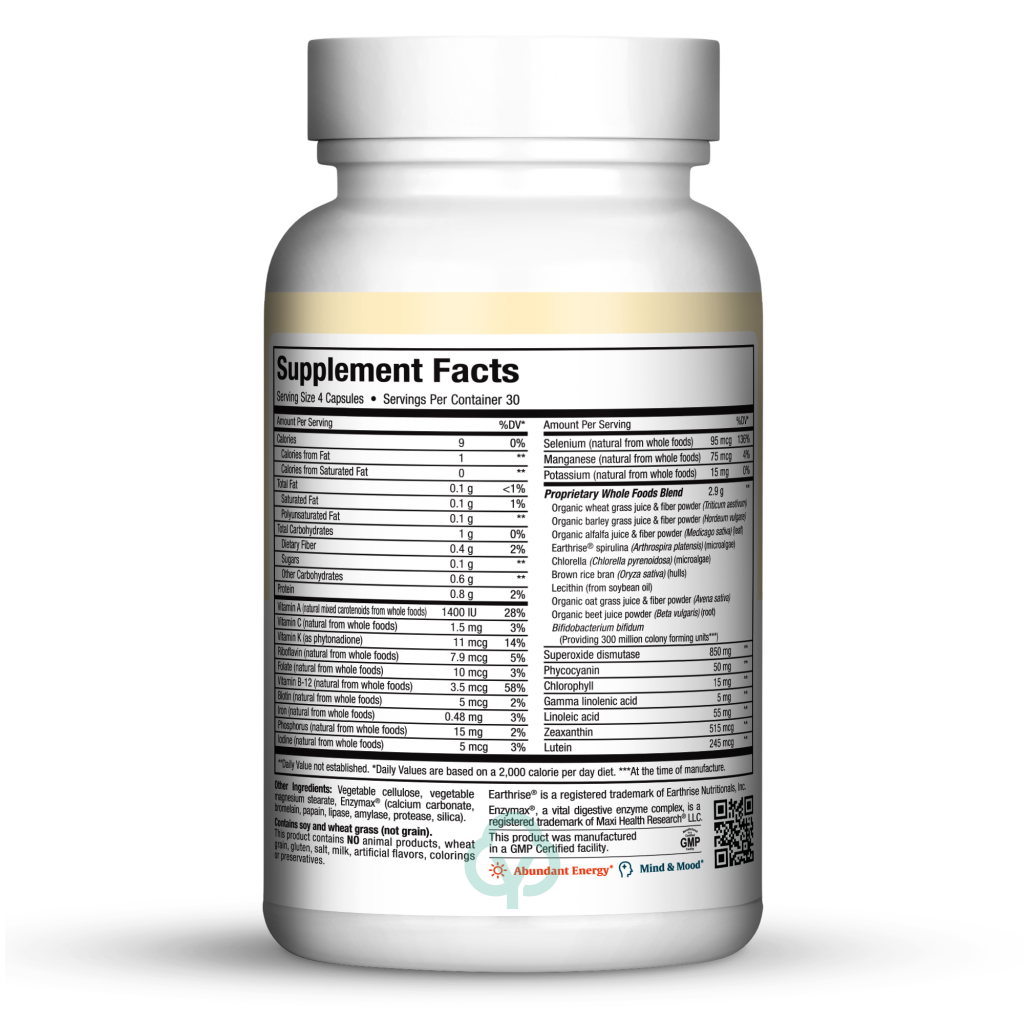 Maxi Health Green Energee Capsules – Naturally You