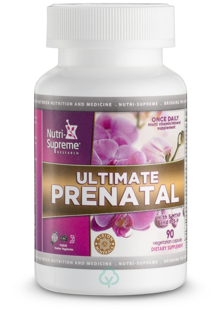 Nutri Supreme Ultimate Prenatal 1-A-Day Caps with Folate 90 Veg Capsul ...